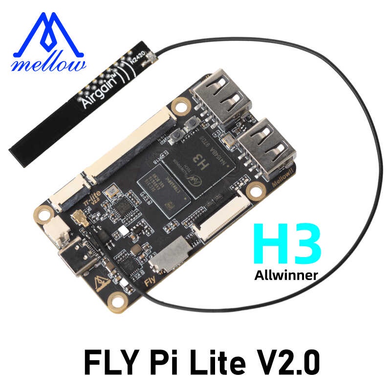 Mellow Fly Pi Lite V2 Board ชิ้นส่วนเครื่องพิมพ์ 3D แทนที่พีซีราสเบอร์ ...