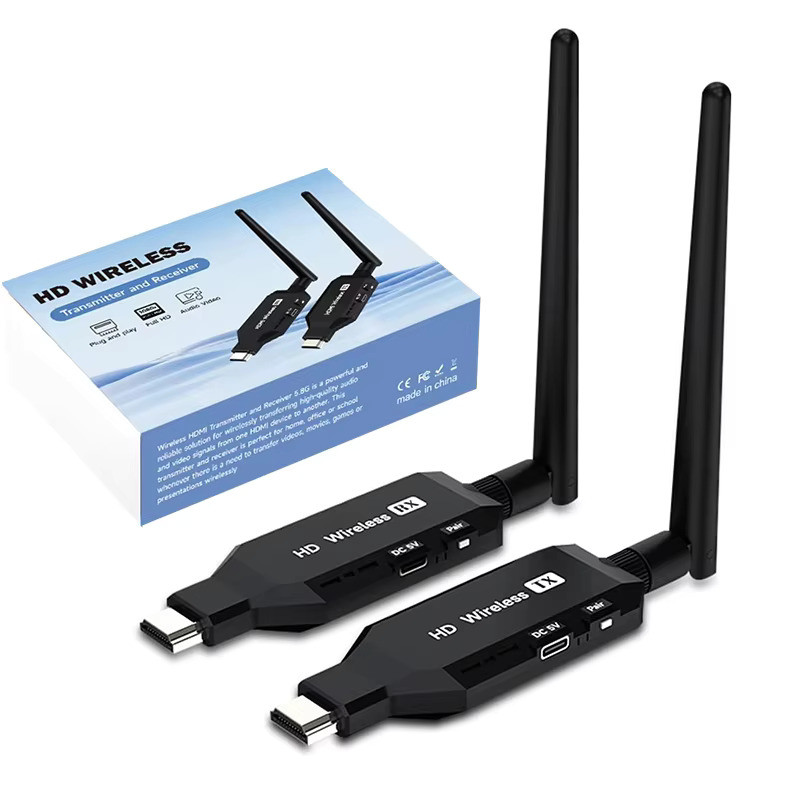Wireless HDMI Extender 50M 1080P WiFi Video Transmitter Receiver หน้าจอ ...