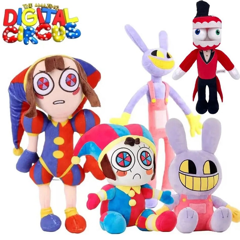 ของเล่นตุ๊กตาการ์ตูนเกม pomni ตุ๊กตา jax The Amazing Digital Circus Clown น่ารัก ของขวัญสําหรับ ...