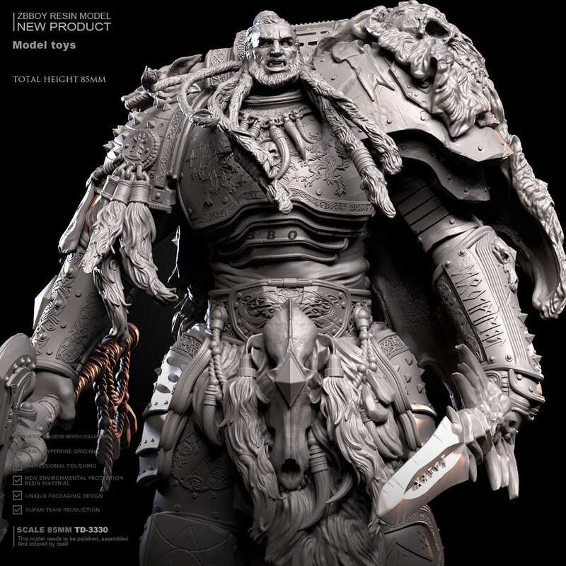 [war Hammer] โมเดลฟิกเกอร์ทหาร เรซิน ZBBOY Producer Warhammer Snow ...
