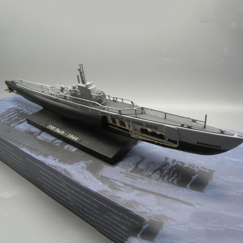 Diecast 1/350 World War II USS BARB เรือดําน้ํา โลหะผสม ขนาดใหญ่ คอลเลก ...