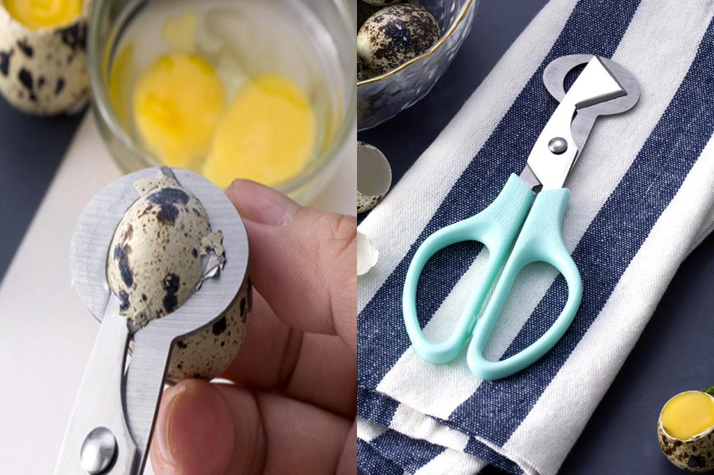 SOU ไข่นกกระทากรรไกรไข่ Topper เครื่องตัด Quick Shuck เครื่องมือห้อง ...