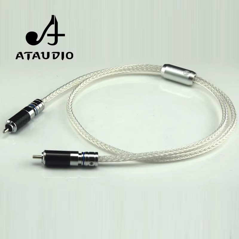 Ataudio Hifi Silver Plated Digital Coaxial Cable Hi-end 7N OCC 75ohm ...