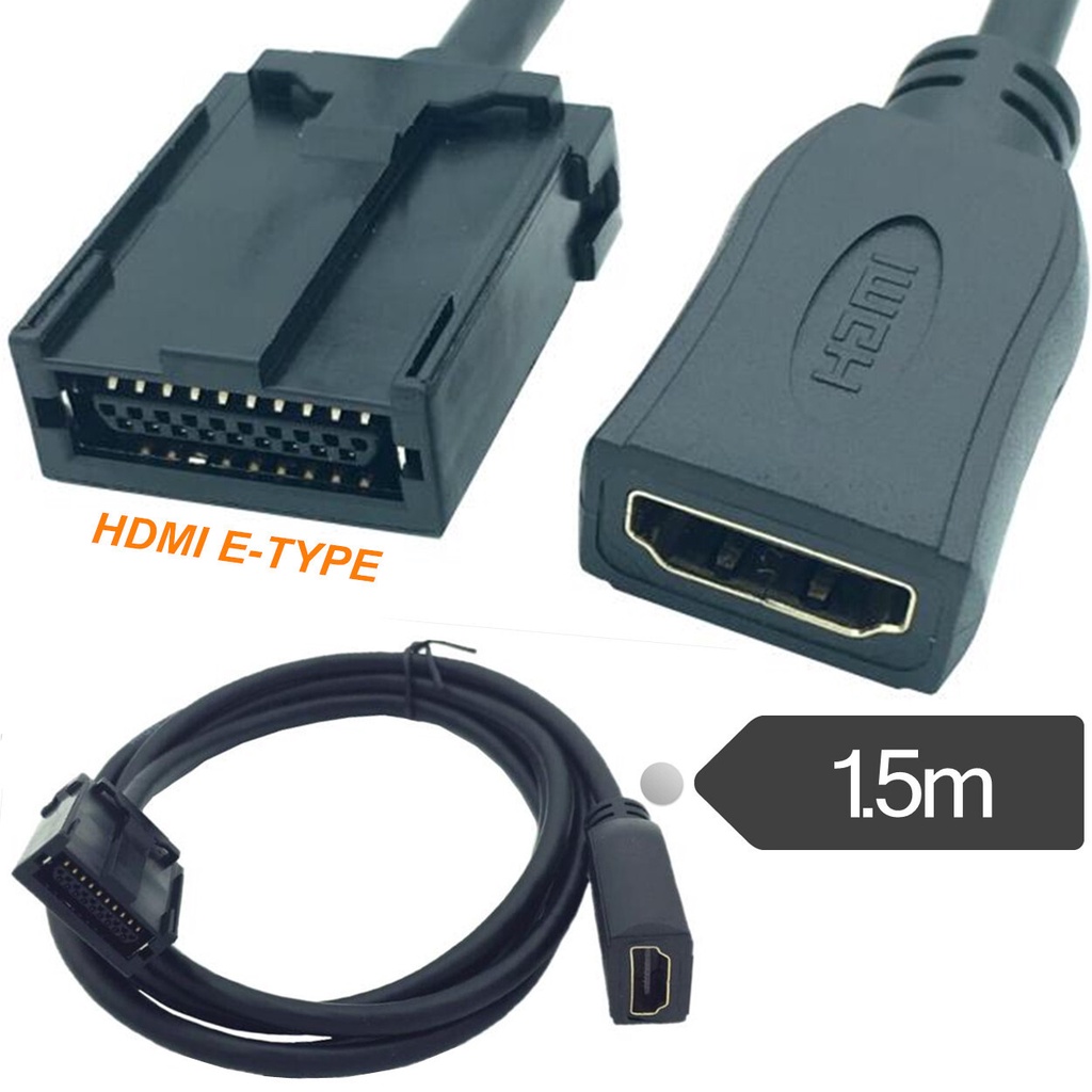 สายเคเบิลแปลงสัญญาณ HDMI E type HDMI HD Audio Dedicated Cable HDMI E type to HDMI AF PC cables ...