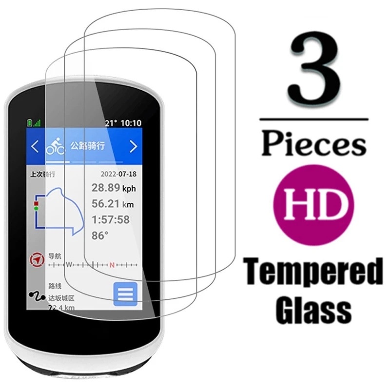 กระจกนิรภัยกันรอยหน้าจอ HD สําหรับ Garmin Edge 1040 1030 830 840 520 ...