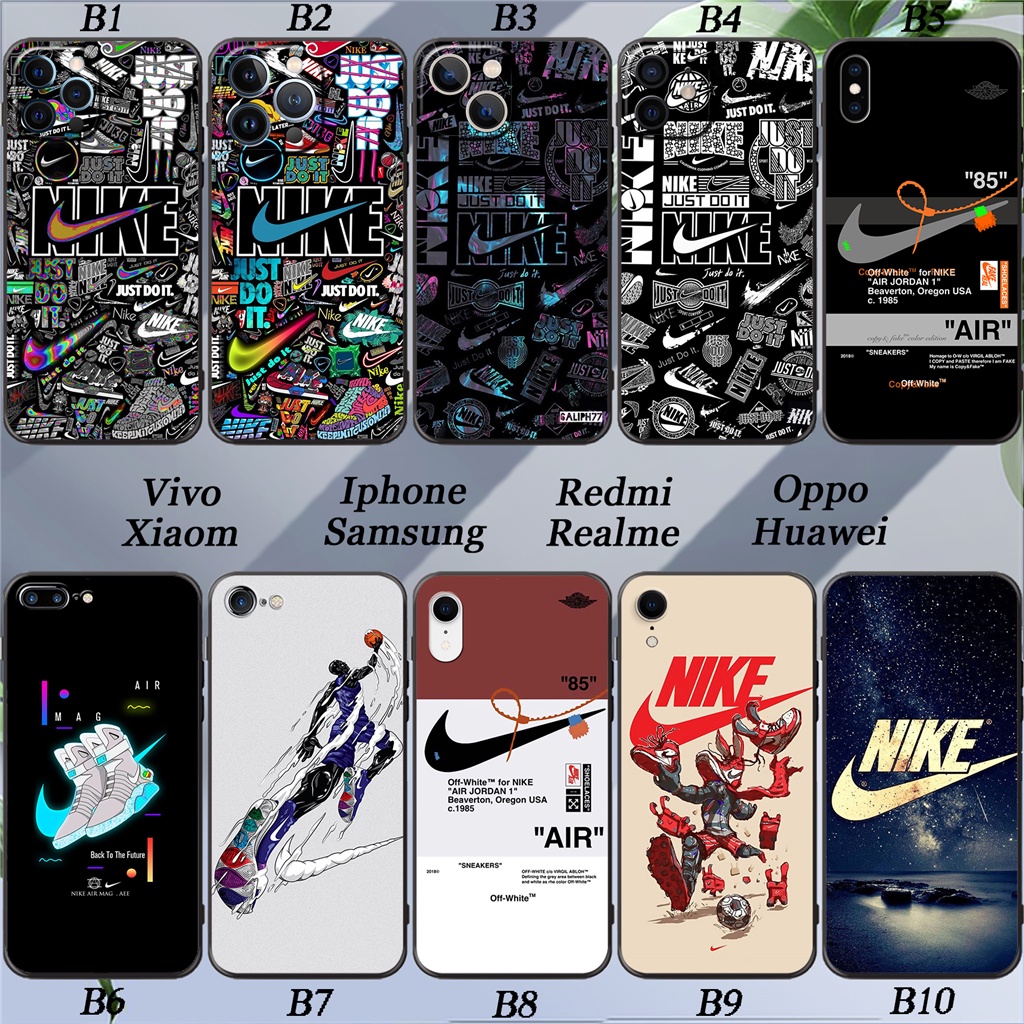 Nike Samsung Galaxy A53 A73 A14 A34 4G 5G ซิลิโคนนิ่ม ป้องกันกล้อง เคส ...