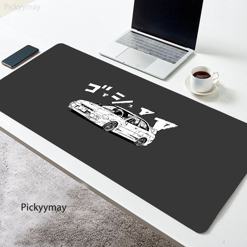 Initial D ขนาดใหญ่สีดํา Mousepad Big Gaming Mousepads มังงะยางรถแป้น ...