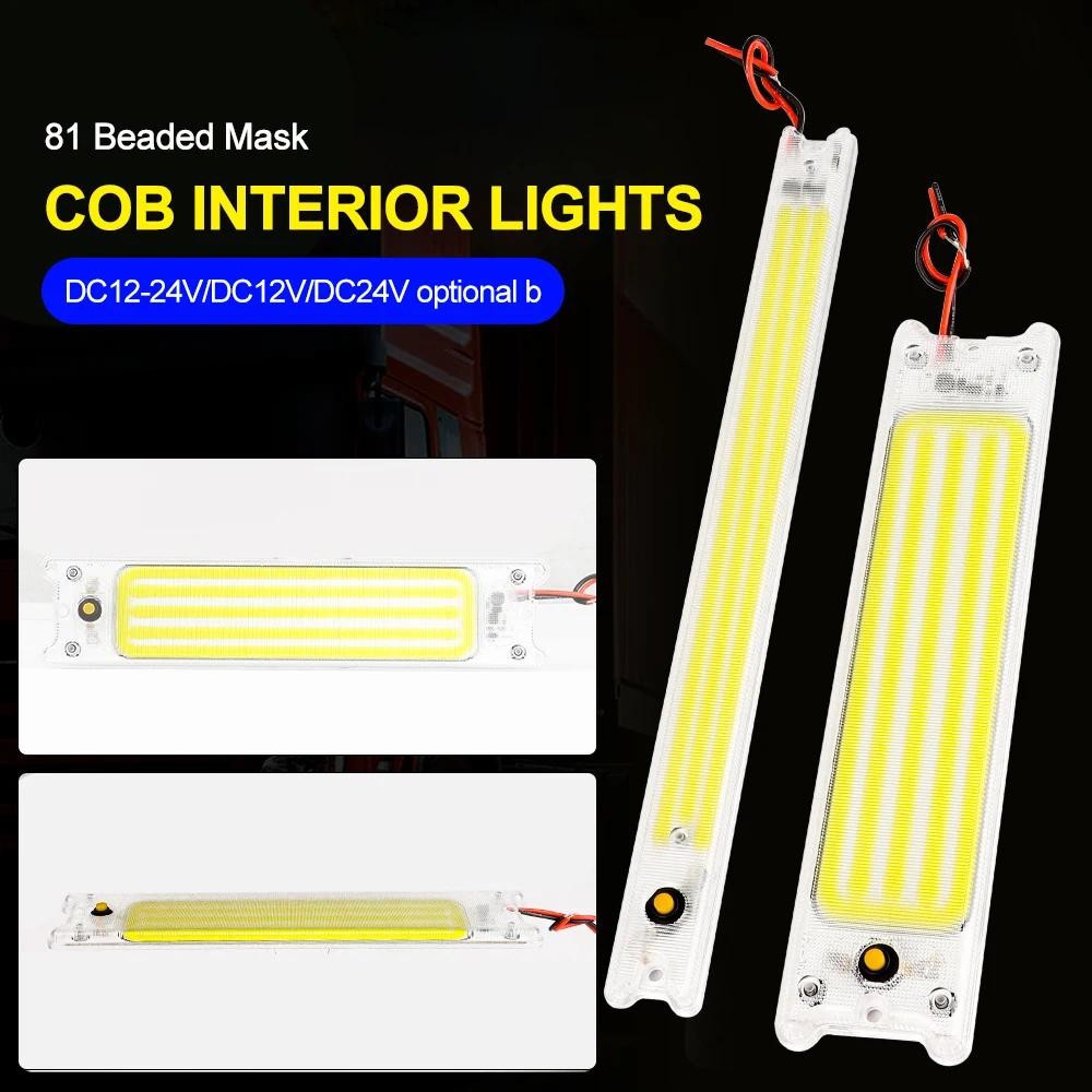12-36v Universal Car LED COB ไฟอ่านหนังสือ Super Bright กันน้ําภายในรถ ...
