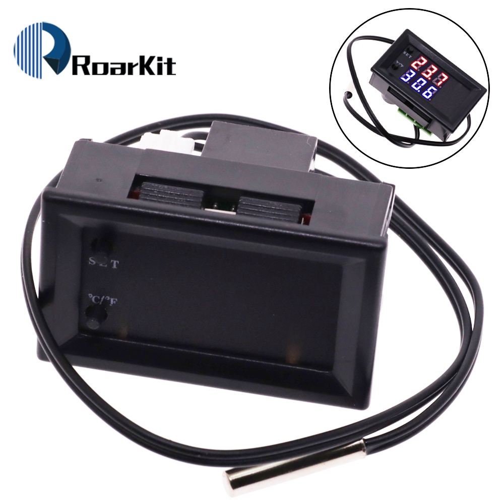 Dc 12V Digital Thermostat Temperature Controller ตัวควบคุม Thermoregulator Incubator เซ็นเซอร์ ...