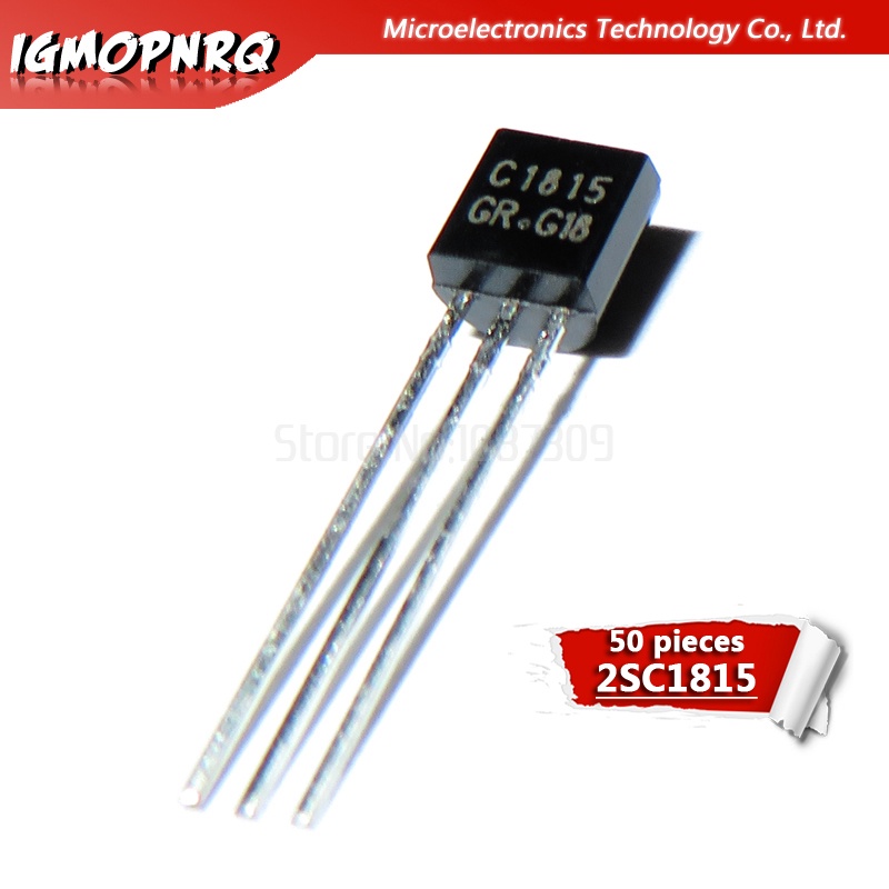 ทรานซิสเตอร์ C1815 2SC1815 Bipolar - BJT PNP Gen Pr Amp TO-92 50 ชิ้น ...