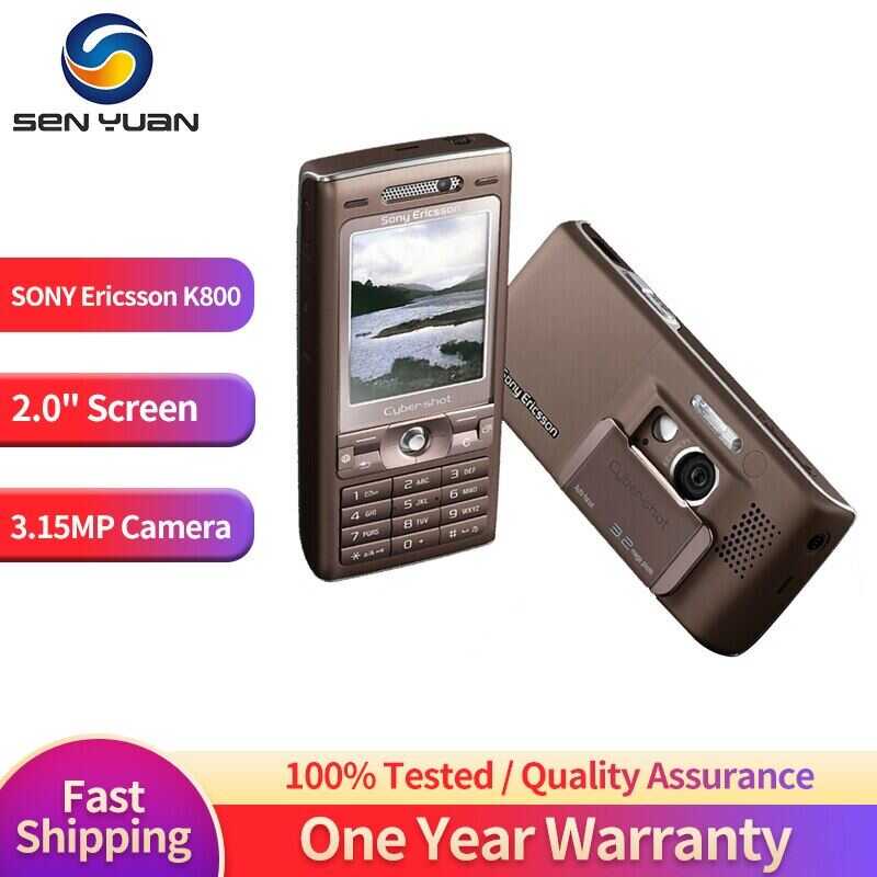 K800i K800 Sony Ericsson ของแท้3g โทรศัพท์ปลดล็อค2.0 ''กล้อง3.15Mp จอแ ...