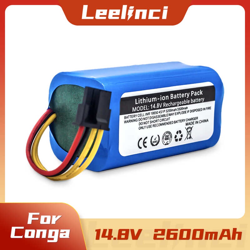 แบตเตอรี่ Leelinci 14.8V 2600Mah สำหรับ Proscenic Cocoa Smart 780T ...