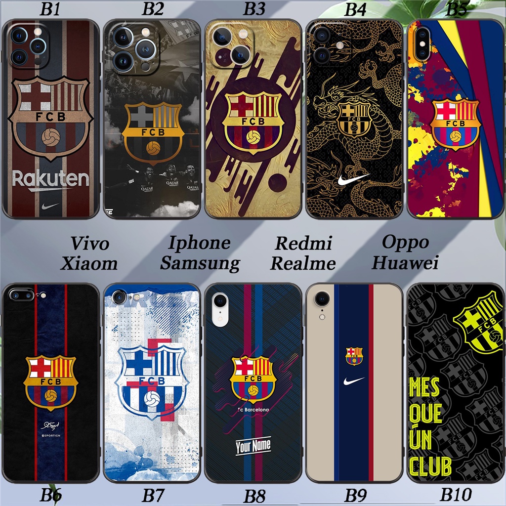 In Stock ซิลิโคนปกอ่อนป้องกันกล้องเคสโทรศัพท์ Barcelona FC Vivo S9 S12 V23 S12 S15 PRO 5G ...