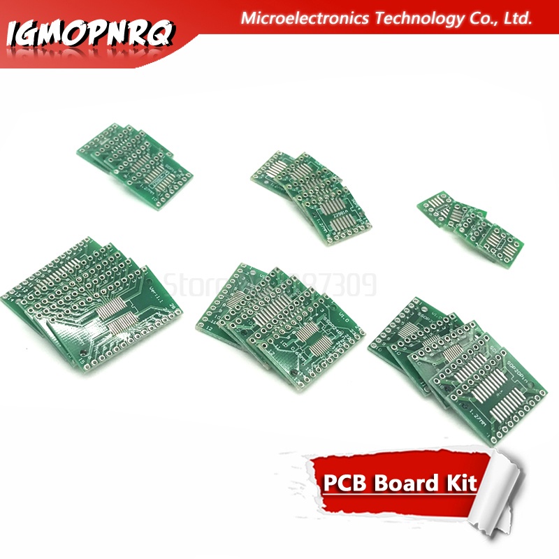 ชุดบอร์ดอะแดปเตอร์แปลง PCB SOP24 SOP8 SOP14 SOP16 SOP20 SOP28 SMD Turn ...