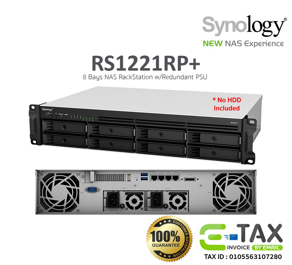 Synology NAS RackStation RS1221+ / RS1221RP+ อุปกรณ์เก็บข้อมูลเครือข่าย ...