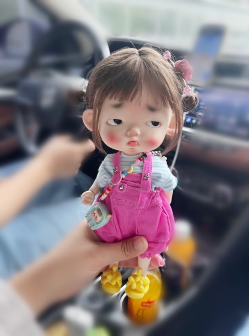 Shuga Fairy Potato TuDou ตุ๊กตาอิโมติคอนน่ารัก 1/6 Bjd หัวใหญ่ 25 ซม. พร้อมตัว NiuNiu ความสูง 23 ...
