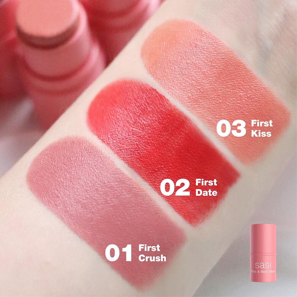 SASI Kiss & Blush Stick 4g ศศิ บลัชออนแท่งแบบครีม | Shopee Thailand