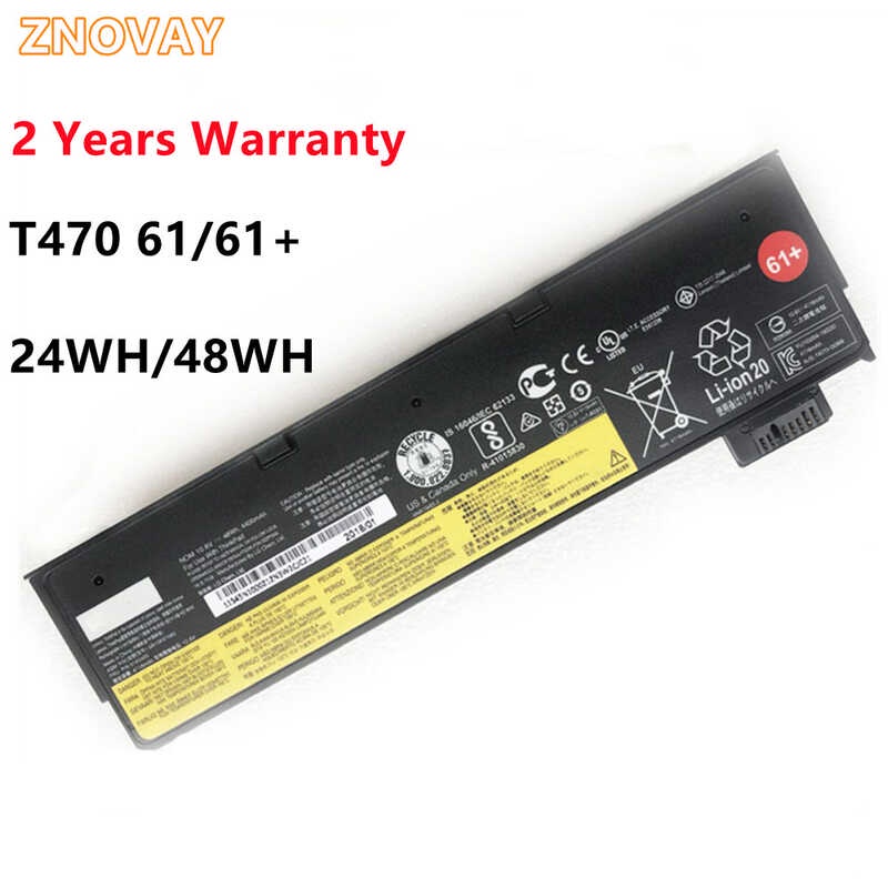 ZNOVAY 01Av428 01Av492 Sb10k97585 แบตเตอรี่แล็ปท็อป Lenovo Thinkpad ...