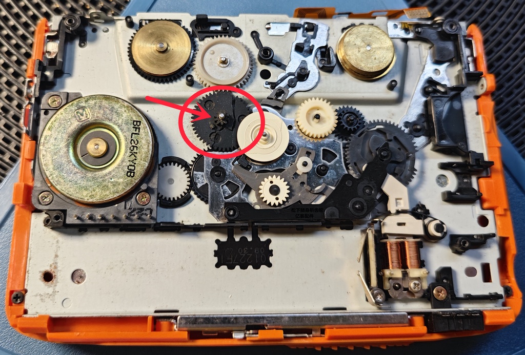 1 PC เกียร์สําหรับ Panasonic SX Series RQ-SX30RQ-SX45/RQ-SX52RQ-SX72RQ ...