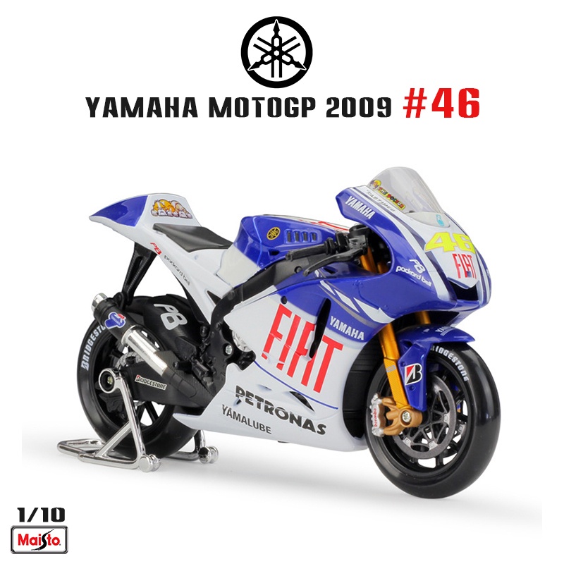 Maisto 1:10 YAMAHA GP2009 MOTO # 46 Champion Racing Oiginal factoy ของ ...