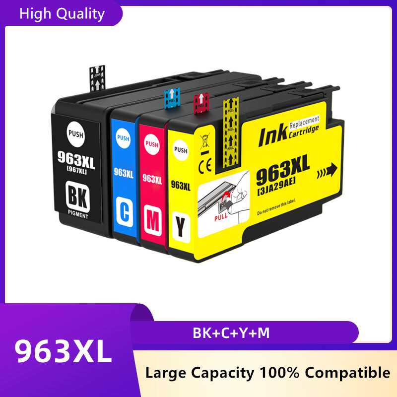 เข้ากันได้กับ HP 963XL 963 ตลับหมึกใหม่สำหรับ HP OfficeJet Pro 9010 ...