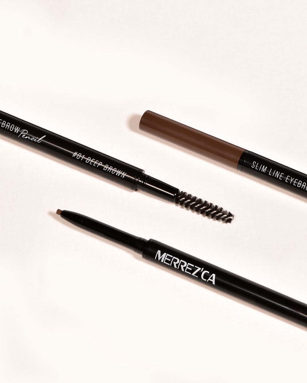 Merrezca Slim Line Eyebrow Pencil 0.05g เมอร์เรซกา ดินสอเขียนคิ้วเนื้อ ...