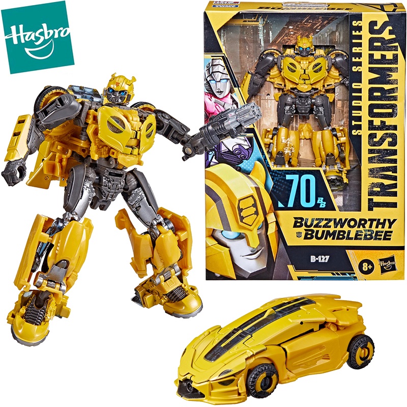Hasbro Transformrs Buzzworthy Bumblebee Studio Series 70 Ss70 Bumblebee B-127 Deluxe Class ...