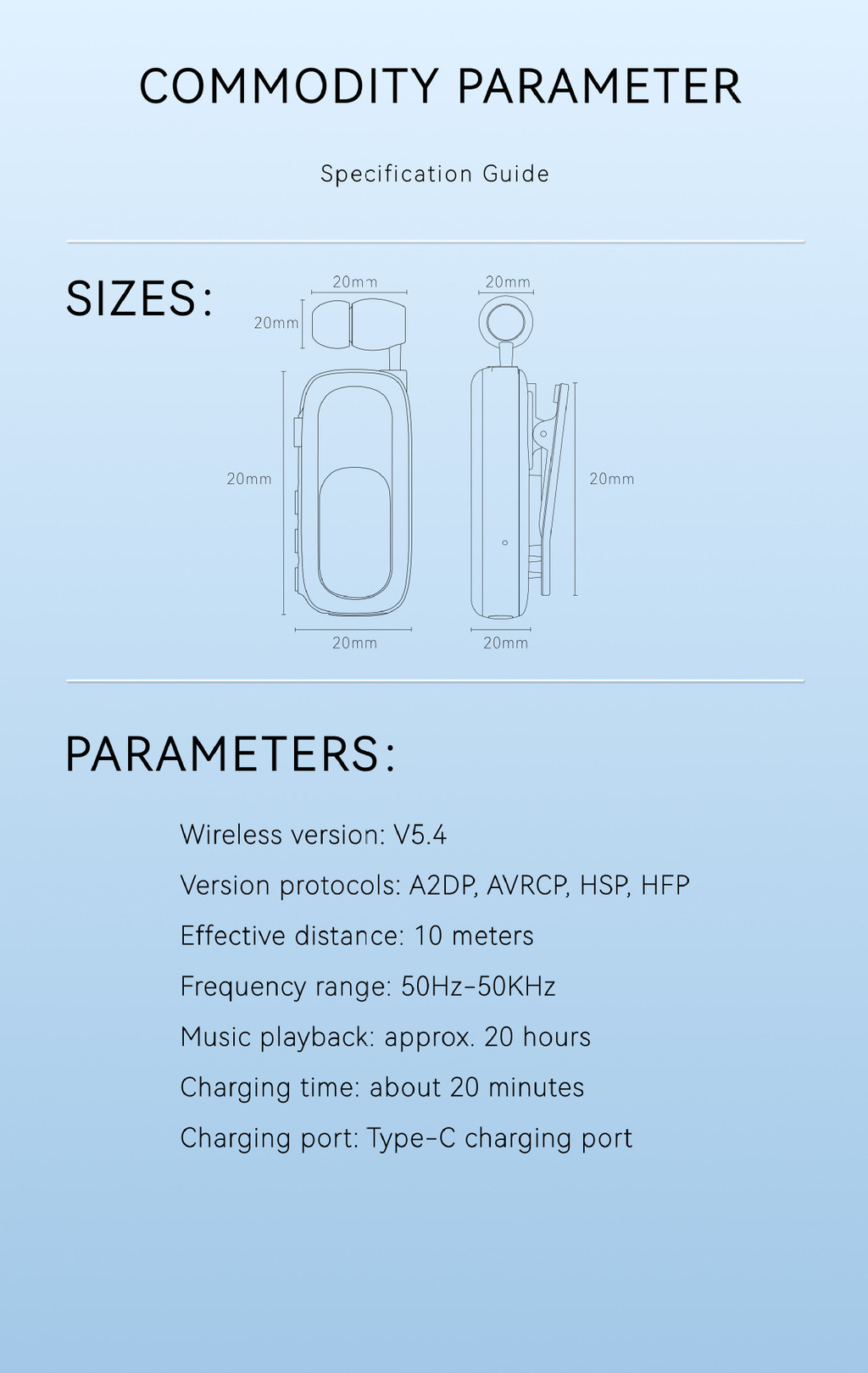 หูฟังบลูทูธ K75 สไตล์ lavalier สแตนด์บายนานพิเศษสําหรับสายเรียกเข้า ...