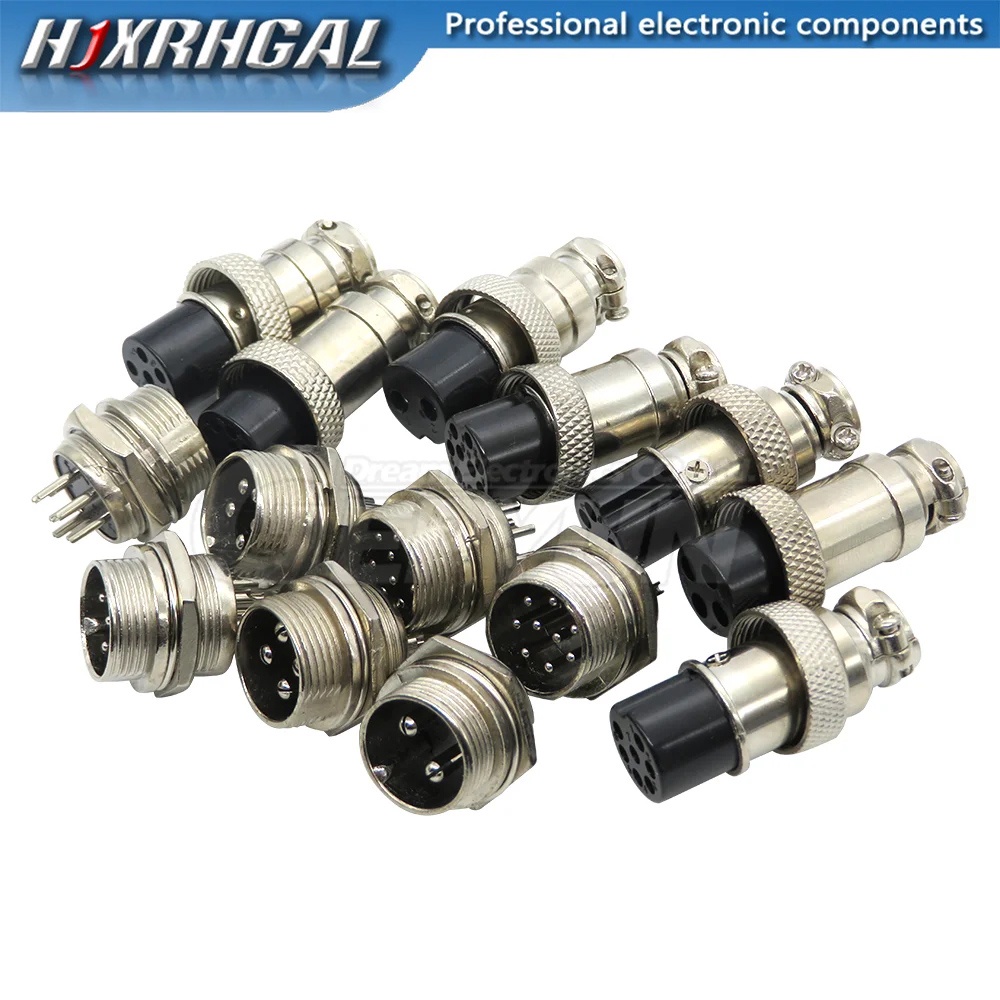 Gx16 ซ็อกเก็ตเชื่อมต่อสายเคเบิล ตัวผู้ ตัวเมีย 2 3 4 5 6 7 8 9 10 Pin ...