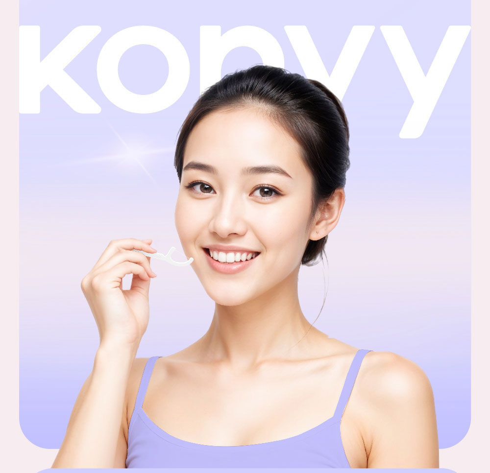 Konvy Dental Floss [55pcs x 3Boxes] คอนวี่ ไหมขัดฟันพร้อมด้ามจับ 55ชิ้น 3กล่อง. | Shopee Thailand