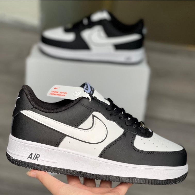 Nike AF1 PANDA รองเท้าผ้าใบ 2022 ใหม่ผู้ชายและผู้หญิงสีขาว PANDA Air ...
