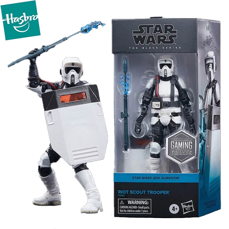 Hasbro Star Wars The Black Series Riot Scout Trooper Action Figure ...
