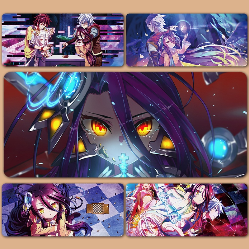 แผ่นรองเมาส์ คีย์บอร์ด ขนาดใหญ่ XXL สําหรับเล่นเกม No Live Sora Shiro ...