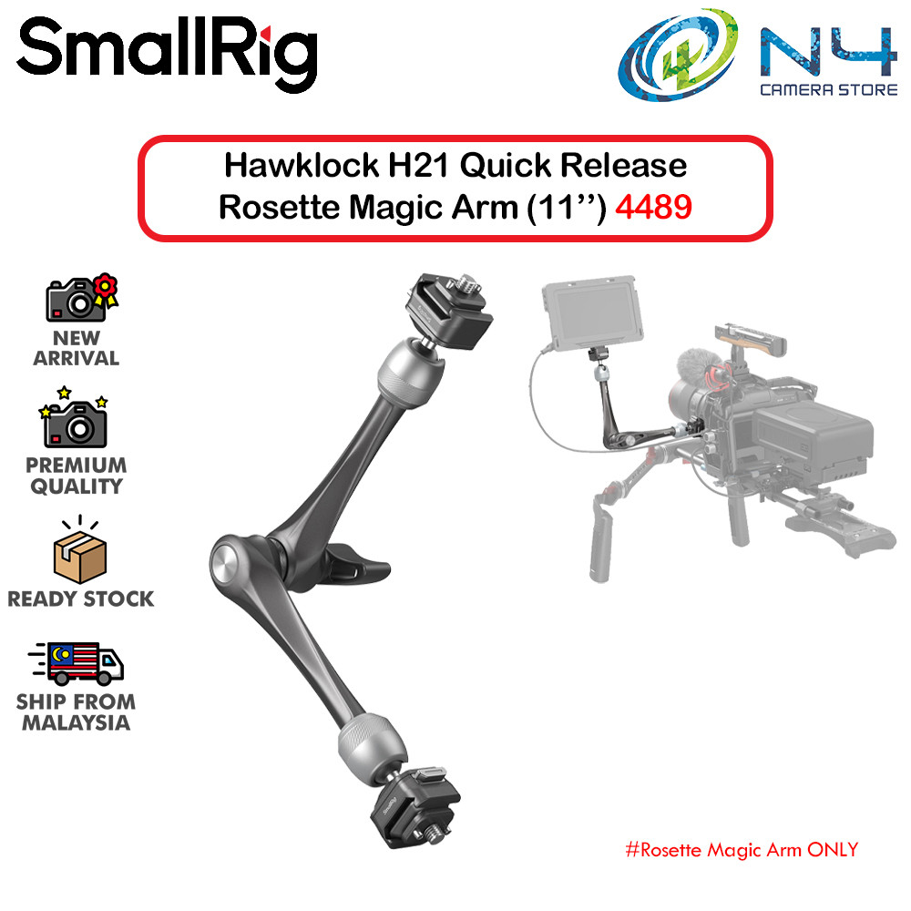 Smallrig HawkLock H21 Quick Release Rosette Magic Arm 7 4490 / 11 4489 ...