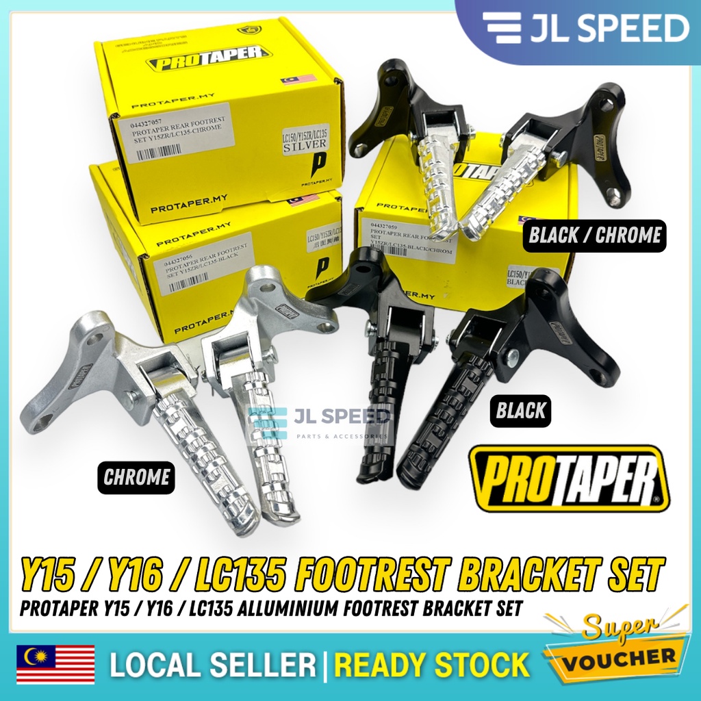 Protaper Y15 / Y16 / LC135 CNC REAR FOOTREST BRACKET SET PNP PEMIJAK ...
