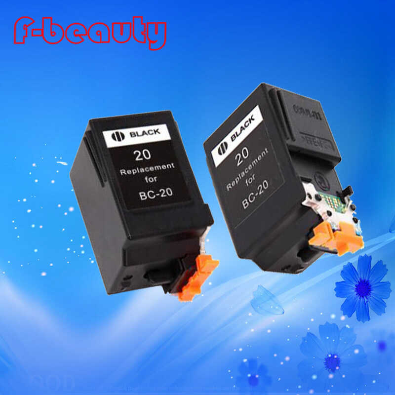 ตลับหมึก BC-20 สีดำคุณภาพสูงเข้ากันได้กับเครื่องพิมพ์ Canon BJC-4550 ...