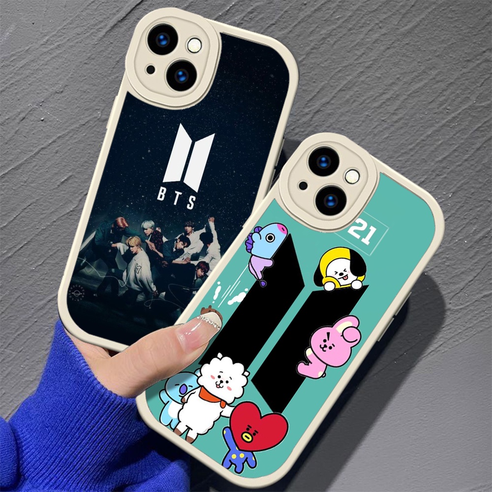 เคสโทรศัพท์ซิลิโคน TPU แบบนิ่ม ลาย M16 Bangtan Boys k pop BTS BT21 สําหรับ iPhone 11 12 13 Mini ...