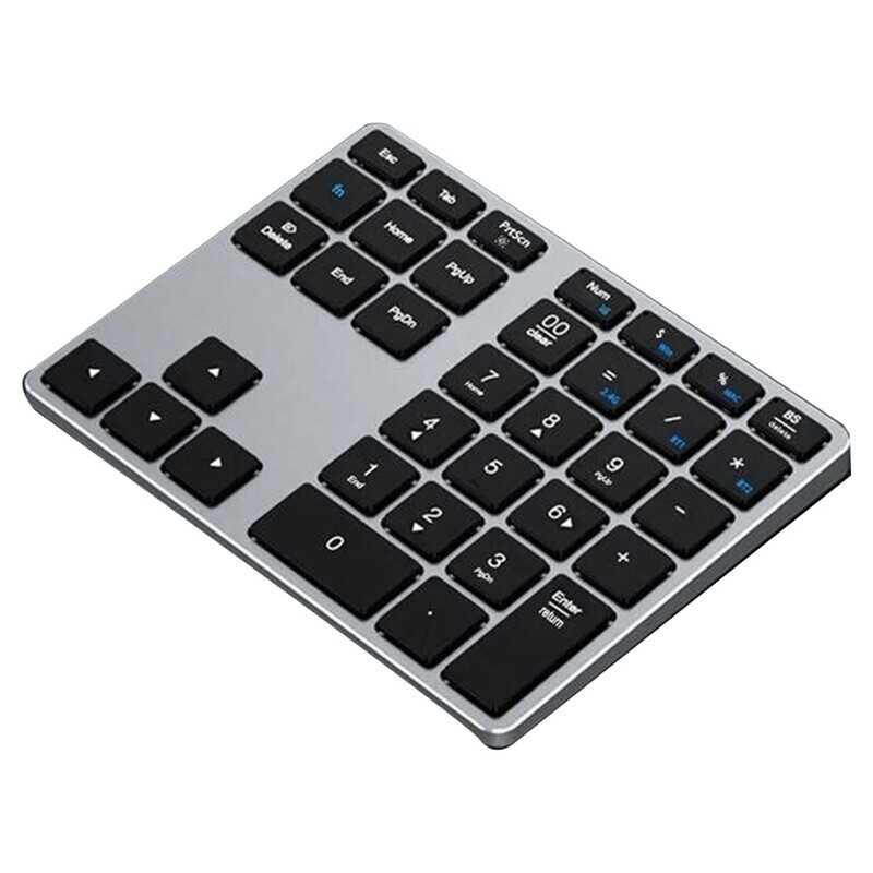 1 Set 35 Keys Wireless Numeric Keypad Portable Slim Bluetooth Numpad ...