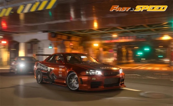 Fast โมเดลรถยนต์ FS 1:64 Skyline GT-R R34 Z-Tune NFS Need for Speed 7 ...