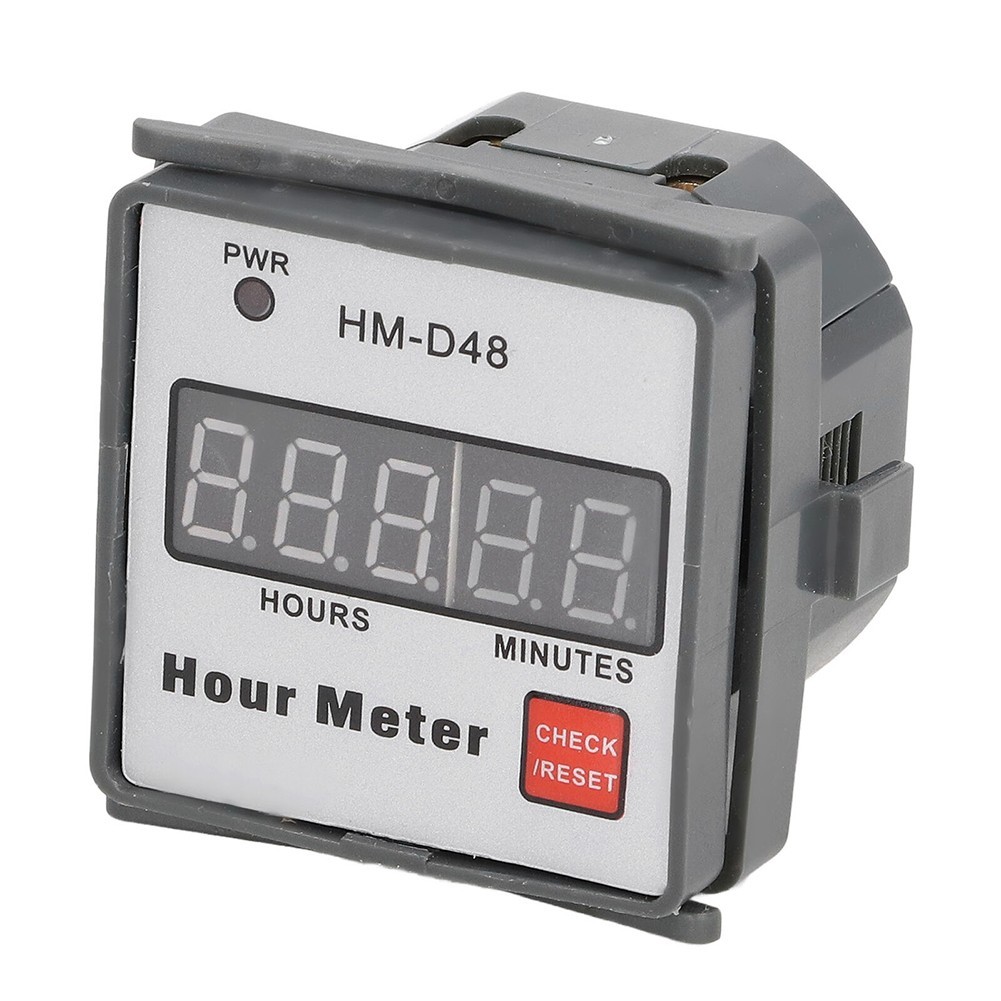 [APRTY} เครื่องวัดชั่วโมงจอแสดงผลดิจิตอล 0‐999.99h Timer Hourmeter AC 220V 50Hz HM-D48 | Shopee ...