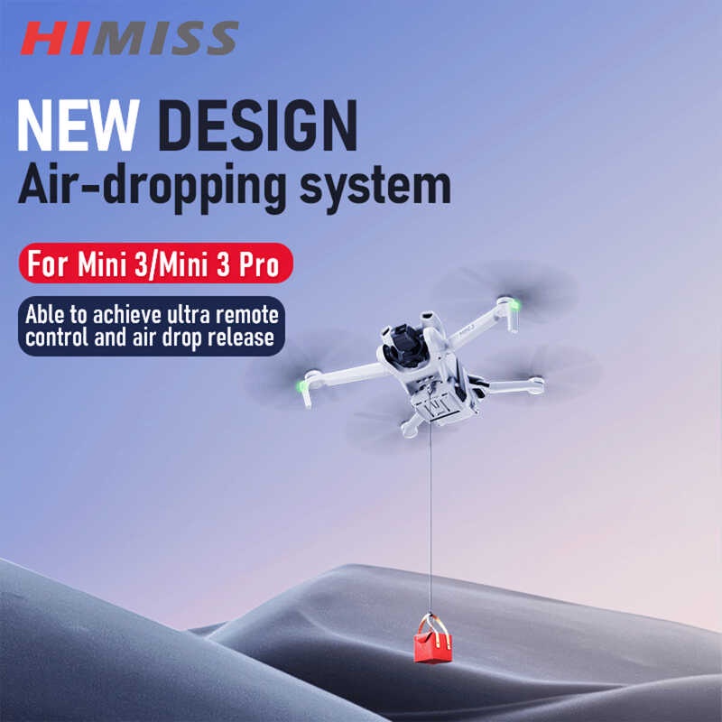 Thrower เข้ากันได้กับ Dji / Mini 3 Pro Dropper ทางอากาศ Parabolic Drone ...