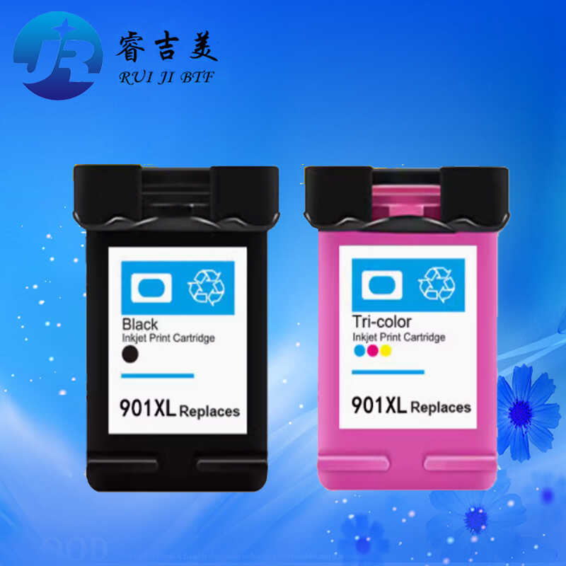 ตลับหมึก 901 901XL สำหรับเครื่องพิมพ์ HP OfficeJet J4500 4500 J4540 ...