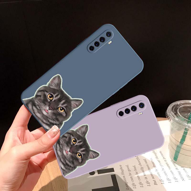 เคสโทรศัพท์มือถือ ขอบตรง สําหรับ OPPO Reno Ace 2 2z 2F 3 4 4F 5 5K 5F 7 A91 A94 A93 F19 F15 F17 ...