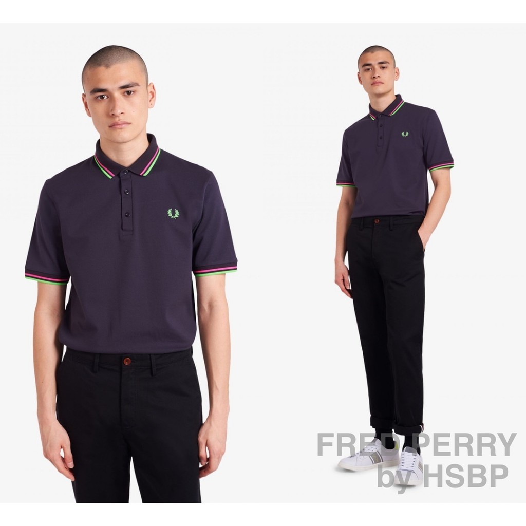 Fred Perry M102 Made in Japan Polo shirt Col : Navy (ชิ้นขายดี Made in ...
