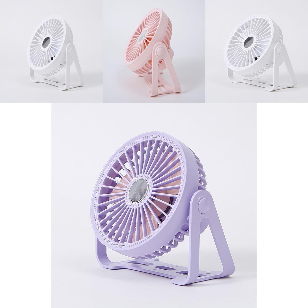 พัดลม Usb แบบพกพา หมุนได้ 360 องศา ความเร็วลมสี่ระดับ การออกแบบที่ทัน ...