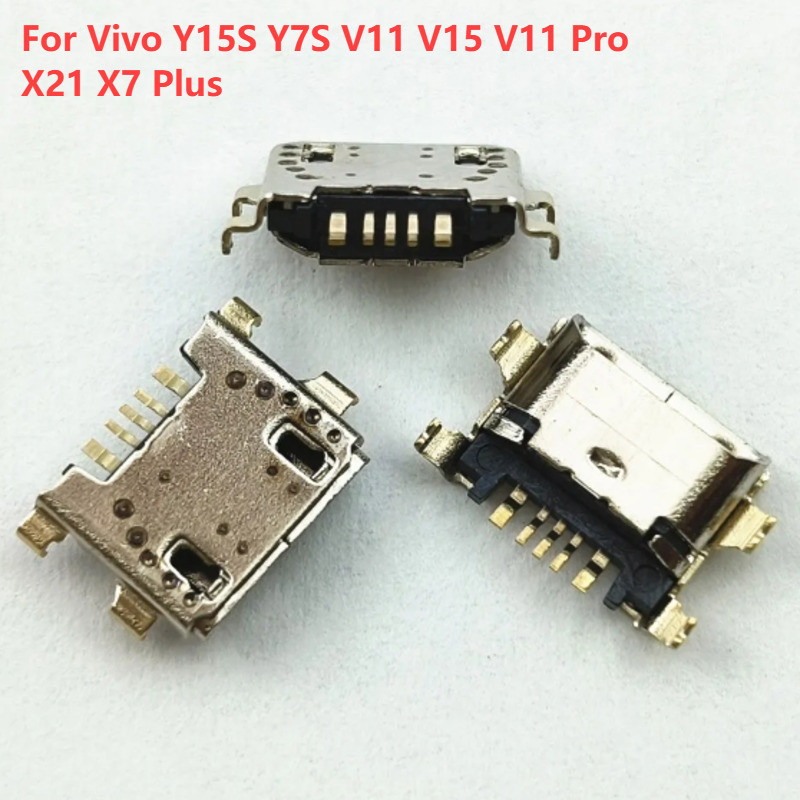 ตัวเชื่อมต่อแท่นชาร์จ USB สําหรับ Vivo Y15S Y7S V11 V15 V11 Pro X21 X7 ...