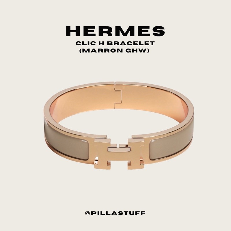 [พร้อมส่ง] New Hermes Clic H Bracelet กำไลแอเมส | Shopee Thailand