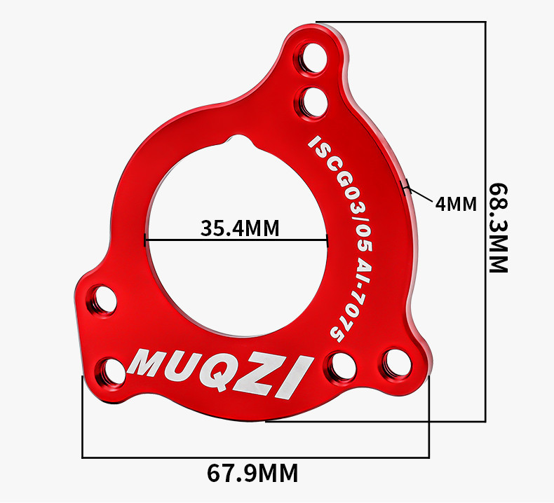 Muqzi ISCG 03 05 อะแดปเตอร์ไกด์โซ่จักรยานเสือภูเขา 1X ระบบเมาท์ BSA BB ...