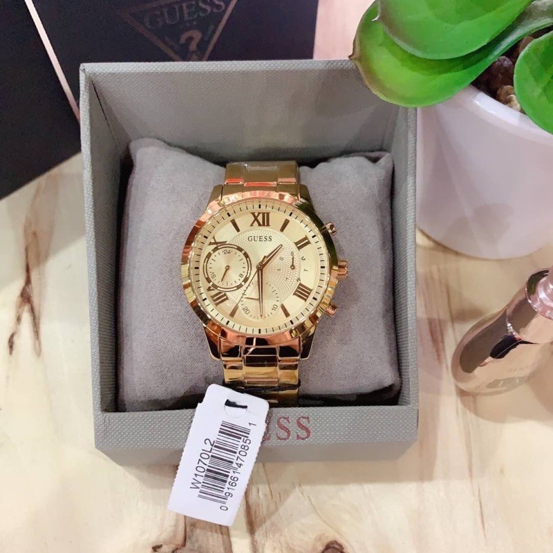 W1070L2 นาฬิกาข้อมือ Solar สีทอง ตัวเรือนขนาด 40 มม. | Shopee Thailand