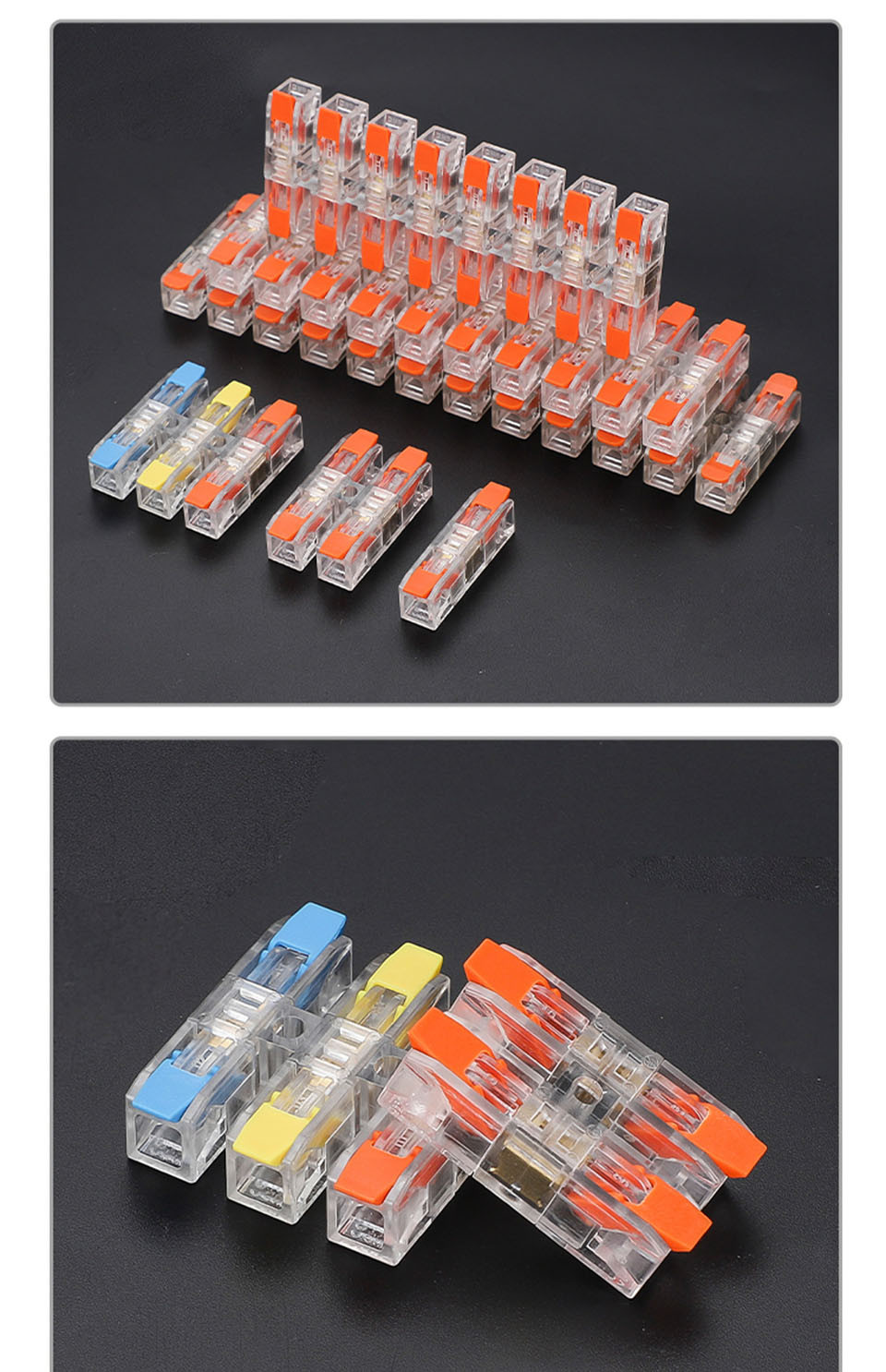 ขั้วต่อสายไฟ Quick Press Type การเชื่อมต่อไฟฟ้า2-12 PIN screw Fixing ...